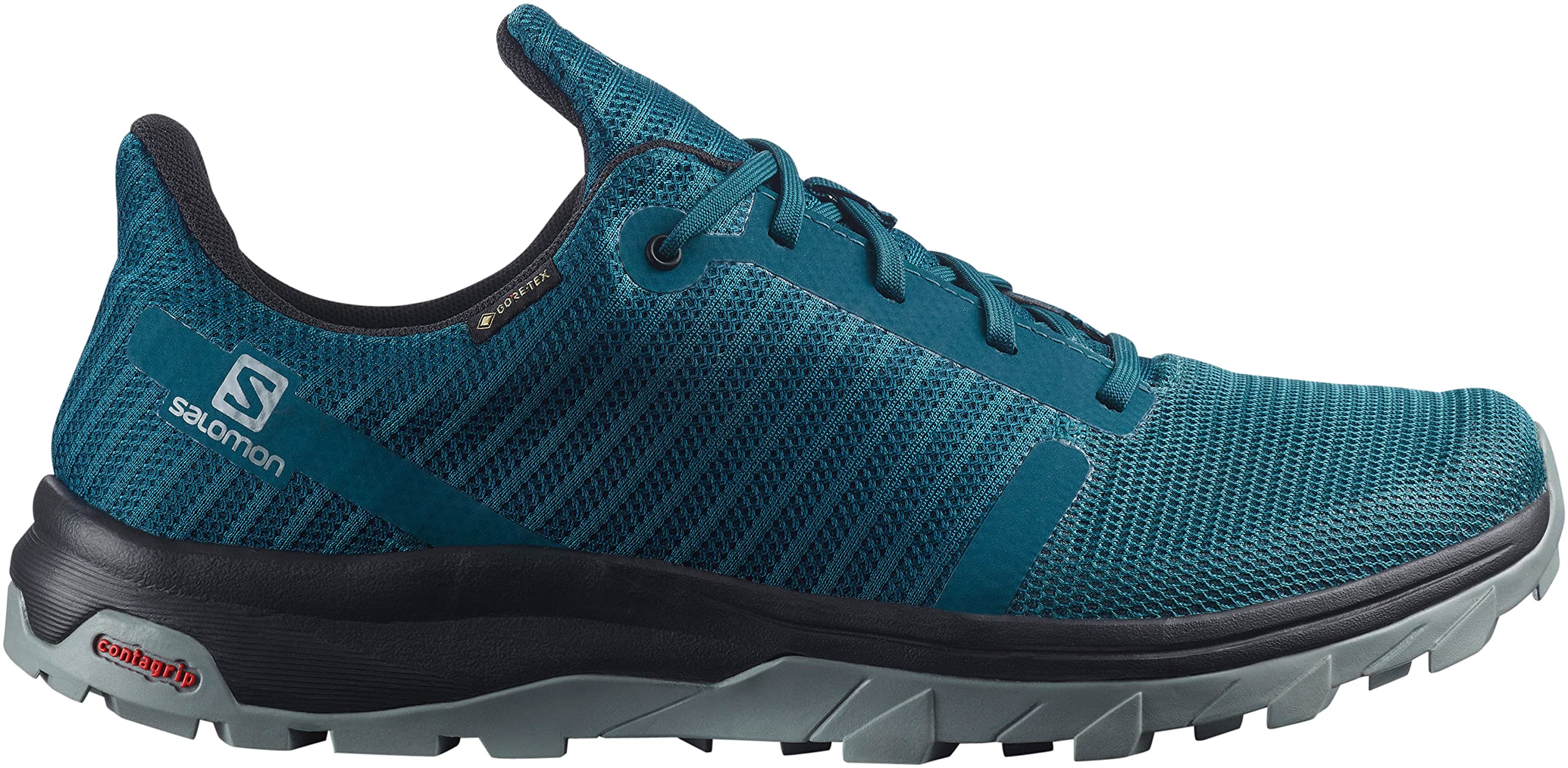 Salomon Outbound Prism Gore-TEX Hiking Shoes for Men Climbing, Legion Blue/Mallard Blue/Monument, 10.5