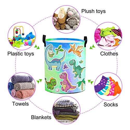 Personalized Farm Tractor Laundry Basket with Name Waterproof Foldable Storage Bin for Bathroom Home Office Cloth Toy