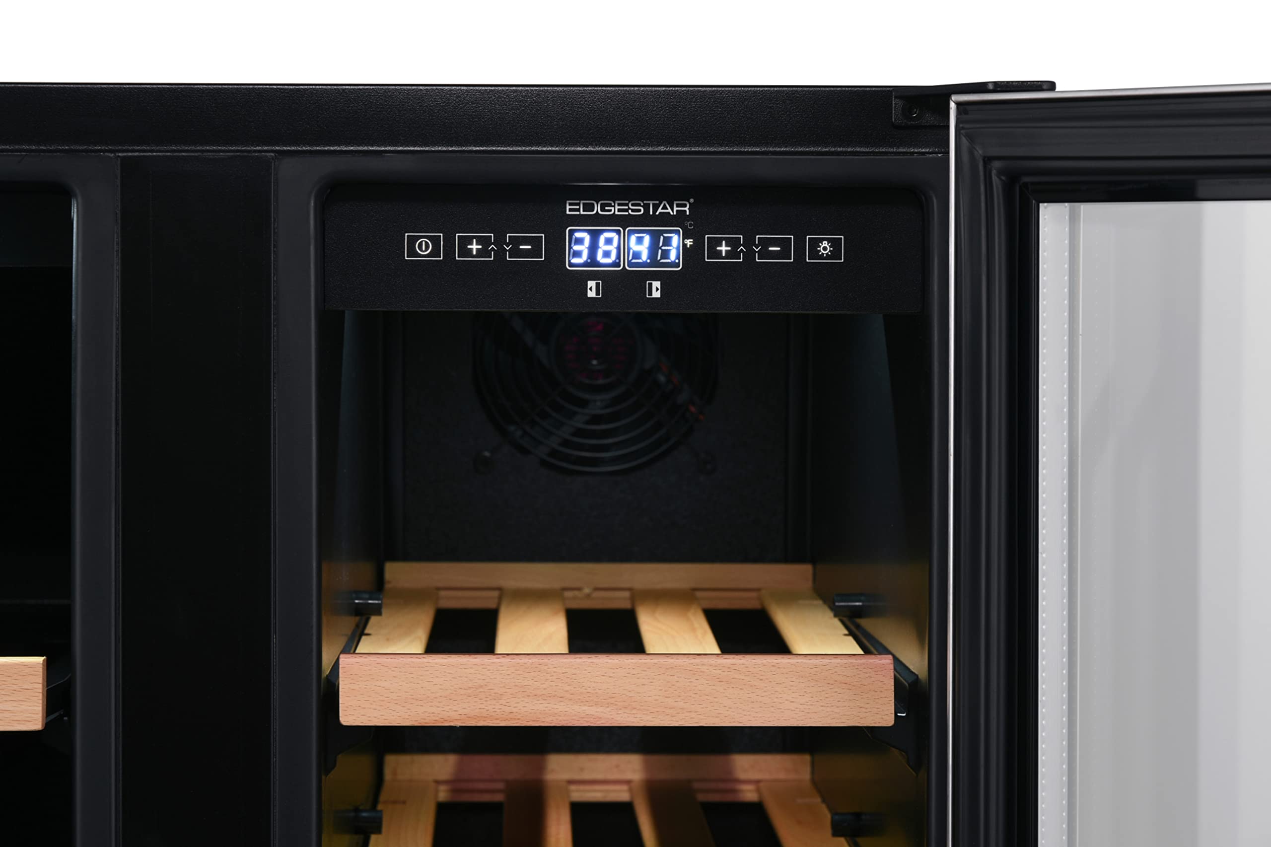 EdgeStar CWB1760FD 24 Inch Built-In Wine and Beverage Cooler with French Doors