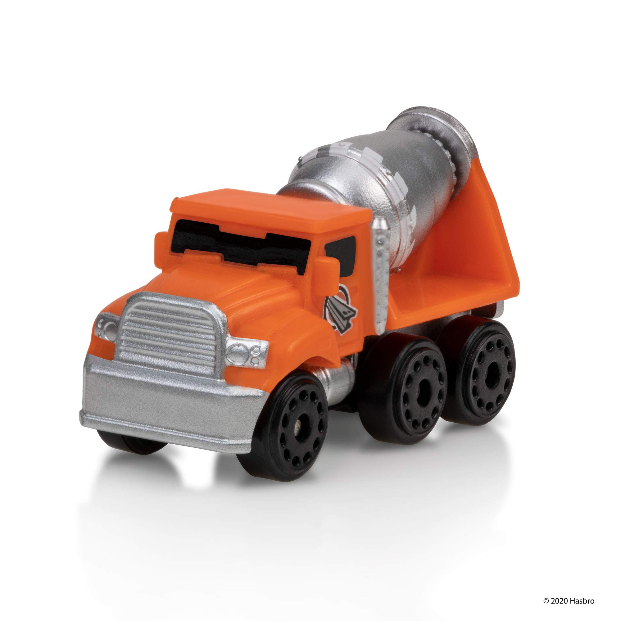 Micro Machines MMW0021 Construction Crew Pack, Features 5 Plus Corresponding Scene-Highly Collectible Themed Toy Cars – Tiny Vehicles, Huge World, Orange