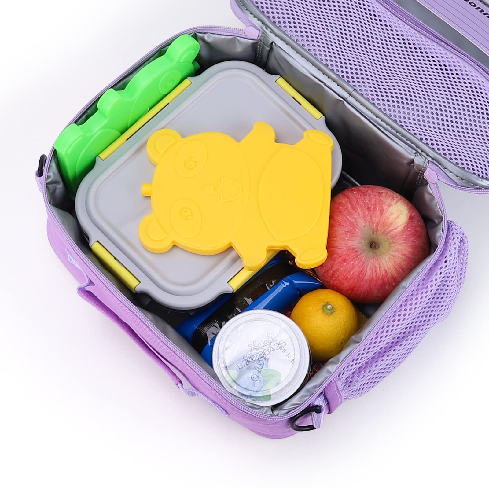 Cerbonny Lunch Box Ice Packs, 4-Piece Set, Adorable Fun Shapes, Slim Lightweight, Long Lasting, Safe Non-Toxic Plastic, Easy Clean, Quality Guaranteed