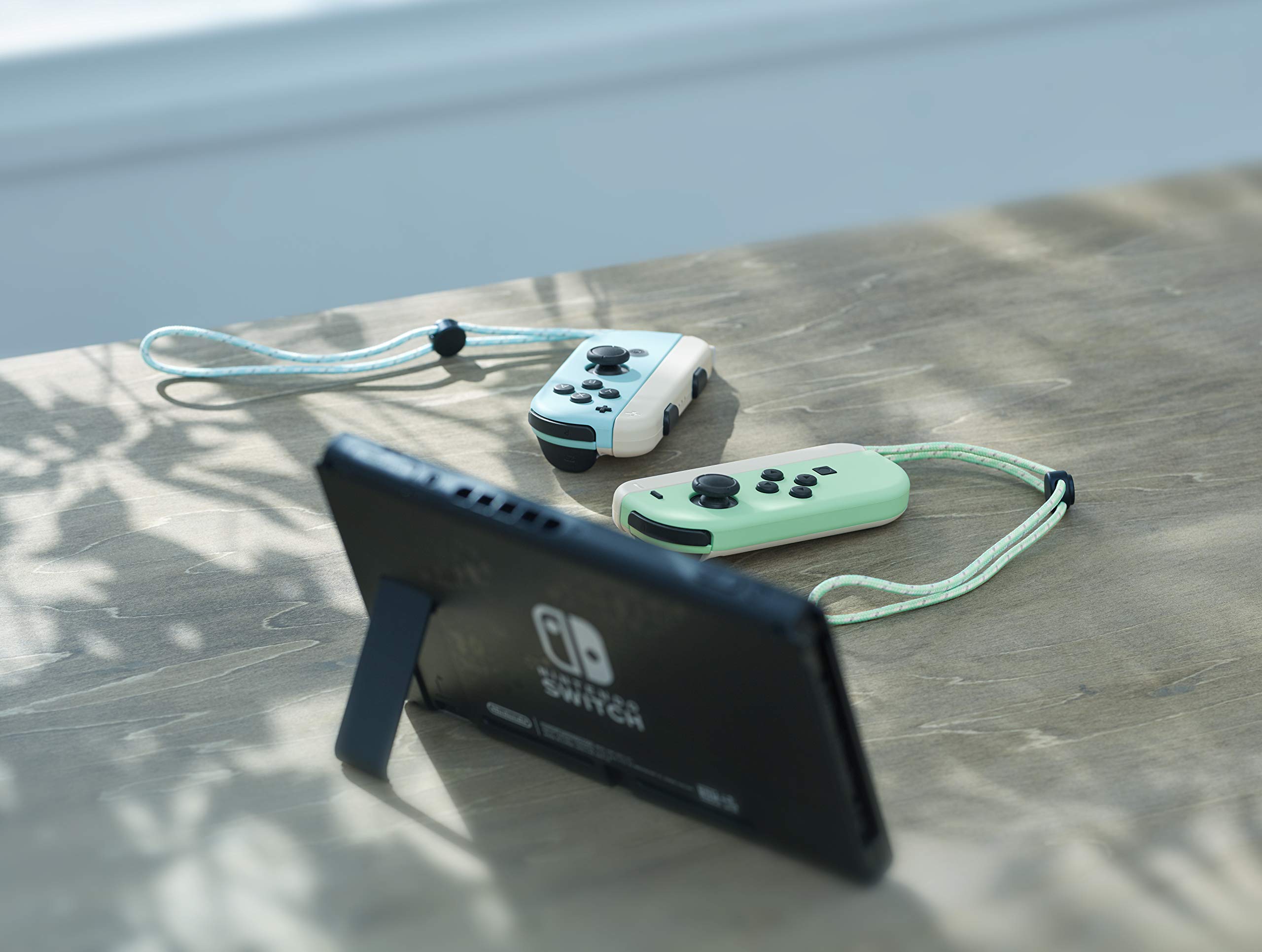 Newest Nintendo Switch - Animal Crossing: New Horizons Edition 32GB Console ,Green and Blue Joy-Con, 6.2" Multi-Touch 1280x720 Display, WiFi, Bluetooth, HDMI and GalliumPi 10-in-1 Case