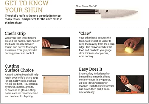 Shun Cutlery 6-Slot Sidecar Steak Knife Block, Made from Durable, Sustainable Bamboo, Authentic, Japanese Universal Knife Block, Knife Holder for Kitchen Counter