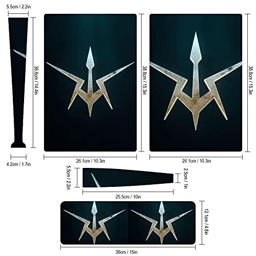 PlayStation 5 Digital edition version sticker protective cover, Code Geass Knights ps5 controller protective shell (compatible with ps5 Digital edition)