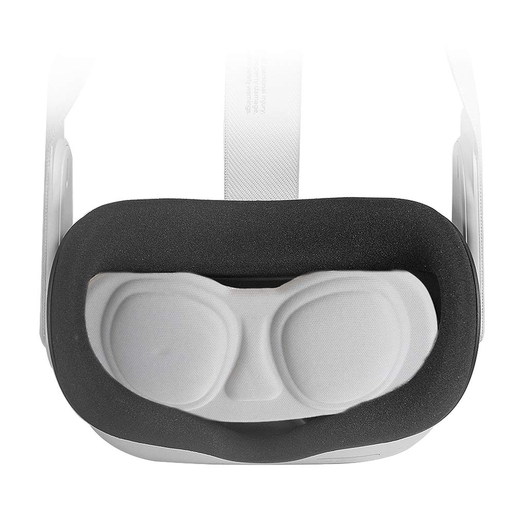 sara-u 2pcs Dustproof VR Lens Anti Scratch Case Protective Cover Skin for Oculus- Quest 2 VR Headset Glasses Accessories One Size