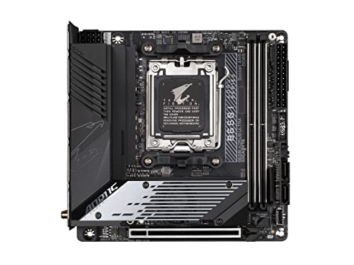 GIGABYTE B650I AORUS Ultra (AM5/ LGA 1718/ AMD/ B650/ Mini-ITX/ 5-Year Warranty/ DDR5/ PCIe 5.0 M.2/ PCIe 5.0/ USB 3.2 Gen2X2 Type-C/Wi-Fi 6E/ Intel 2.5GbE LAN/Q-Flash Plus/EZ-Latch/Motherboard)