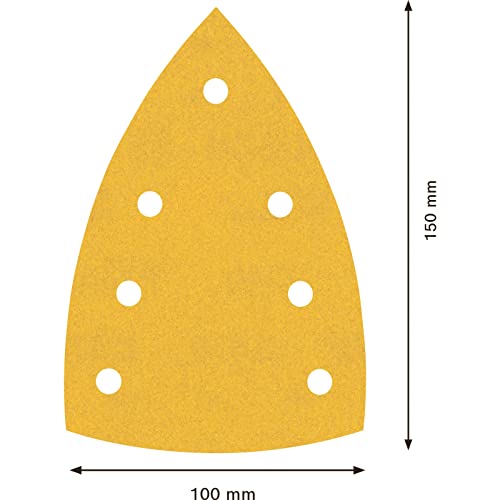 Bosch Professional 10x Expert C470 Sandpaper (100x150 mm, Grit 240, Accessories Multi Sander)