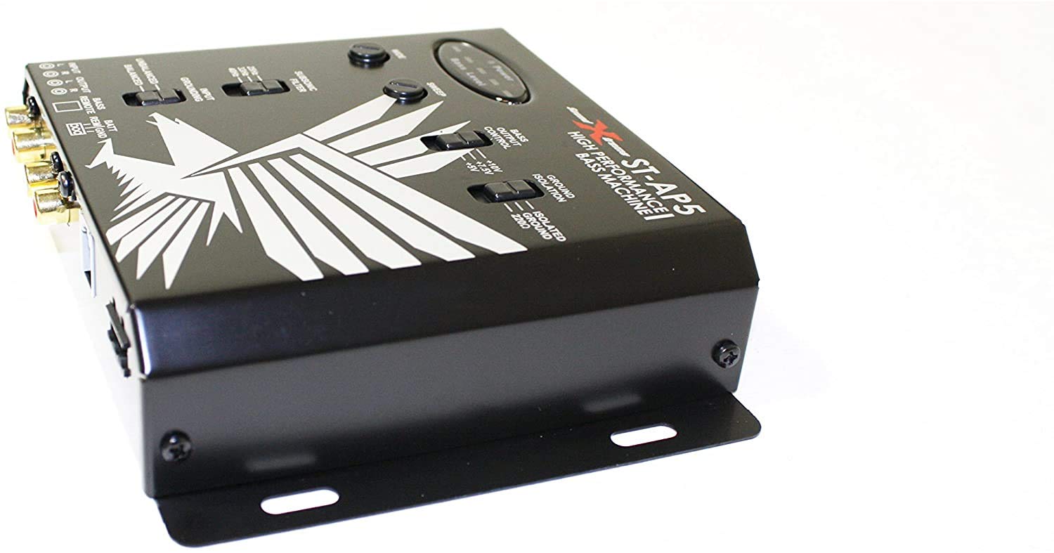 Soundxtreme ST-AP5 Digital Bass Control Machine Bass Maximizer and Bass Restoration Processor with Epicenter Reconstruction Bass Knob Dash Mount Remote Control -2nd Gen