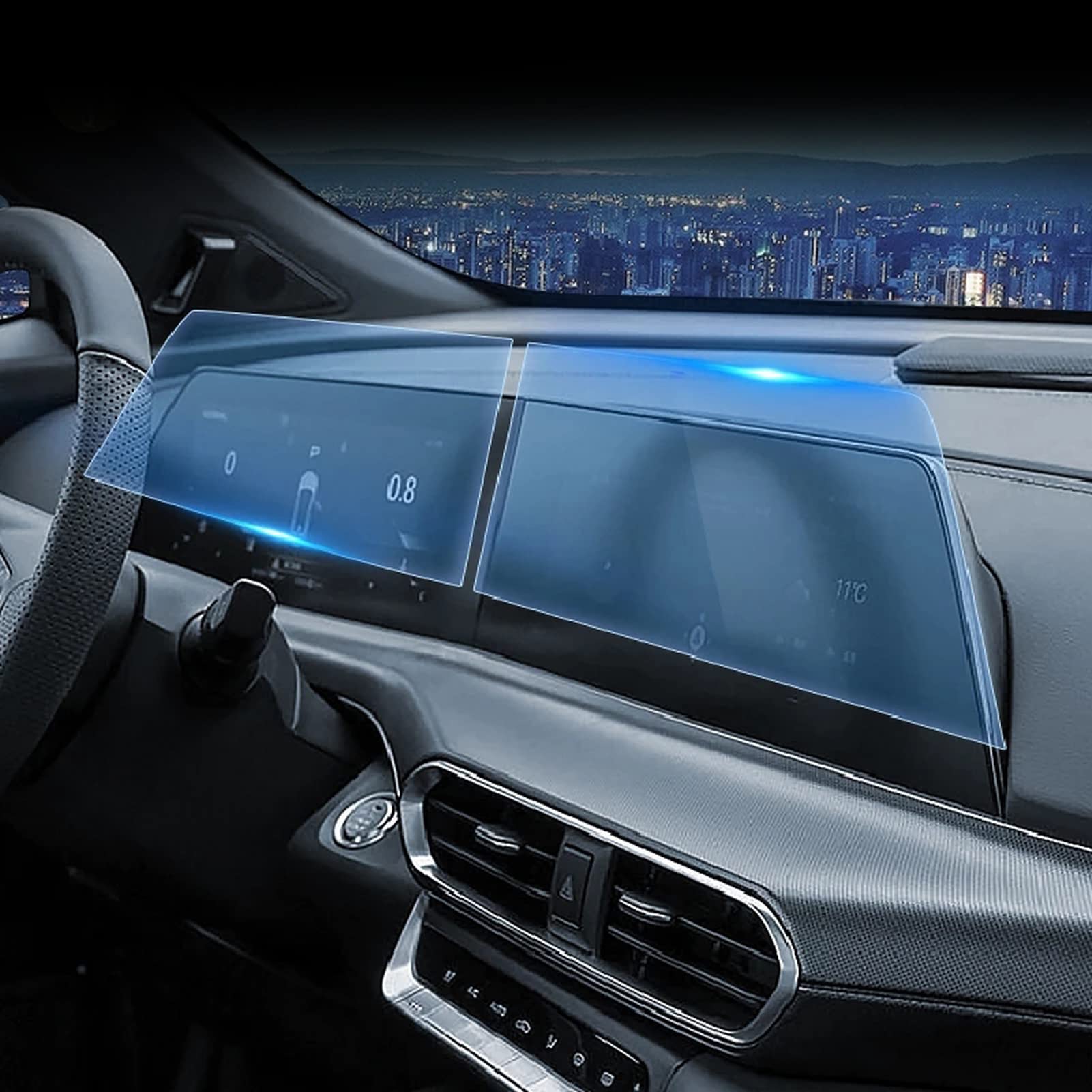Car GPS The Navigation Screen Membrane LCD Screen TPU Protective Film Anti-Scratch Film Refit, for Changan UNI-T 2020