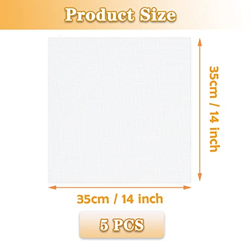 Silicone Dehydrator Sheets, Non Stick Silicone Mesh for Dehydrator Tray Liner 14x14inch Silicone Dehydrator Sheet Food Dehydrator Sheets Fruit Dryer Mesh for Freeze Dryer Dehydrator Accessories - 5pcs
