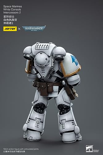 JoyToy Warhammer 40K: Space Marines White Consuls Intercessors 2 1:18 Scale Action Figure