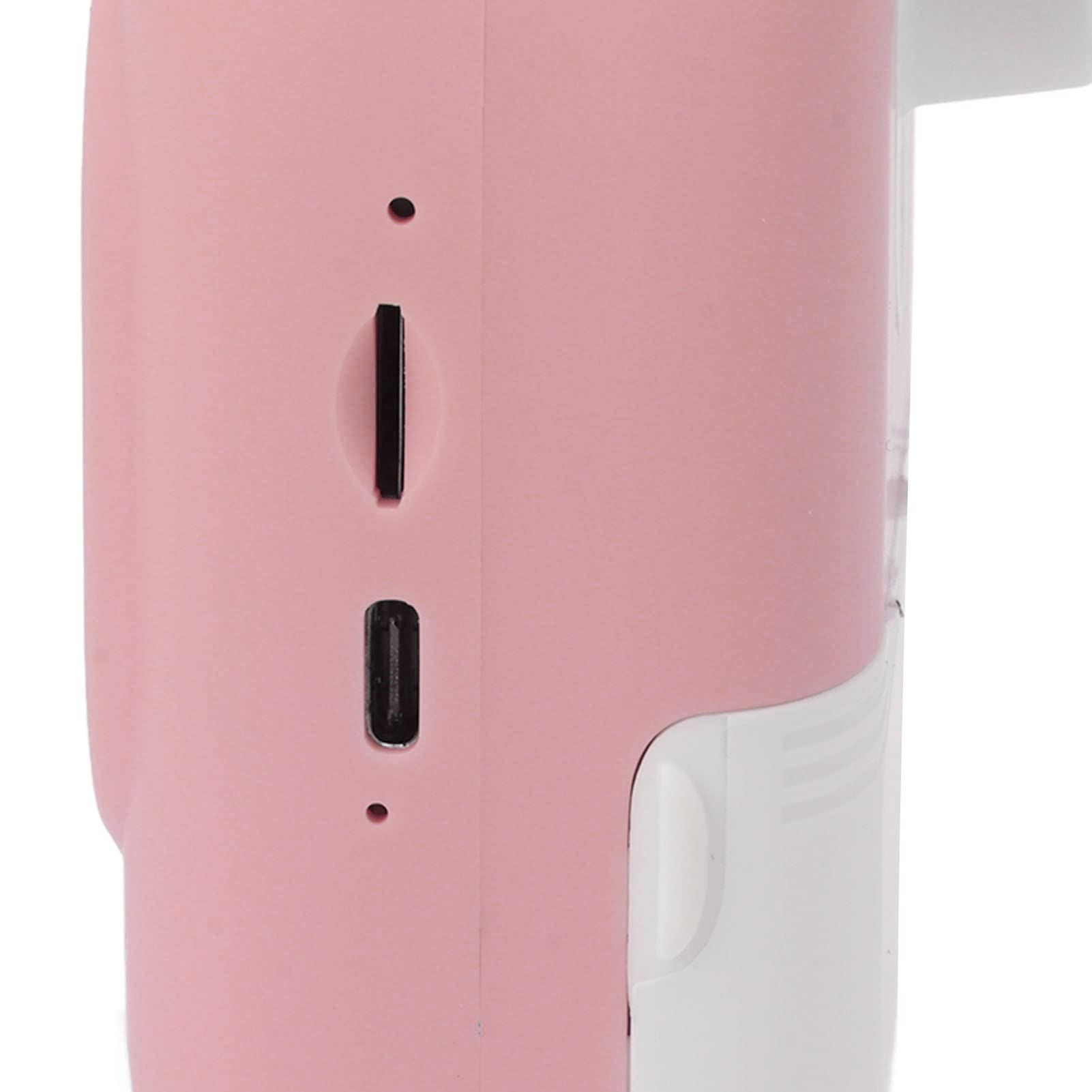 Camera, ABS Silicone Auto 2.4in 6 Filter Effects Kids Digital Camera 1080P Front and Rear Lens with Home Kits (Pink)