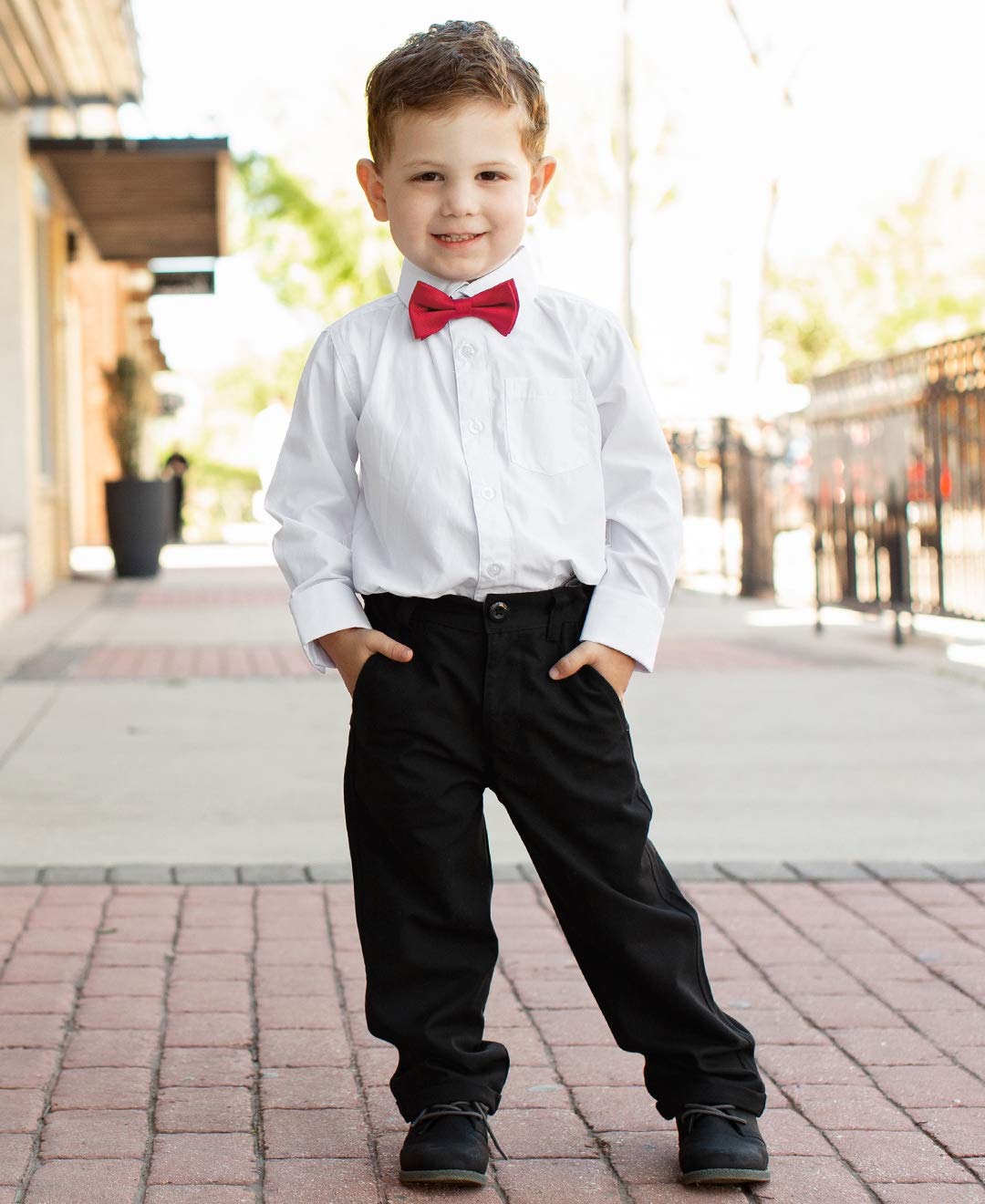 RUGGEDBUTTS Red Bow Tie - 0-24m