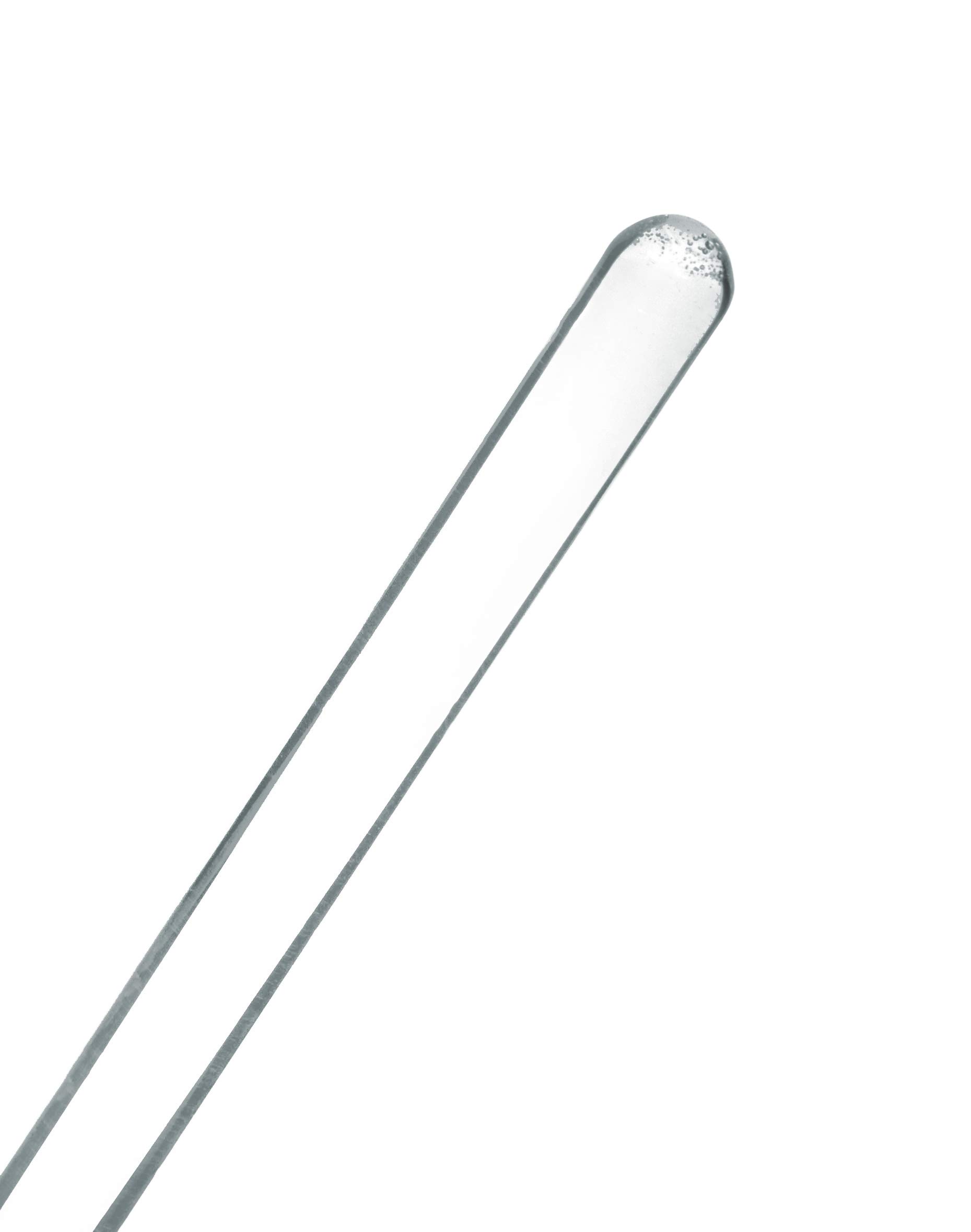 EISCO 10PK Glass Stirring Rods, 7.9" - Rounded Ends, 6mm Diameter - Excellent for Laboratory or Home Use - Borosilicate 3.3 Glass