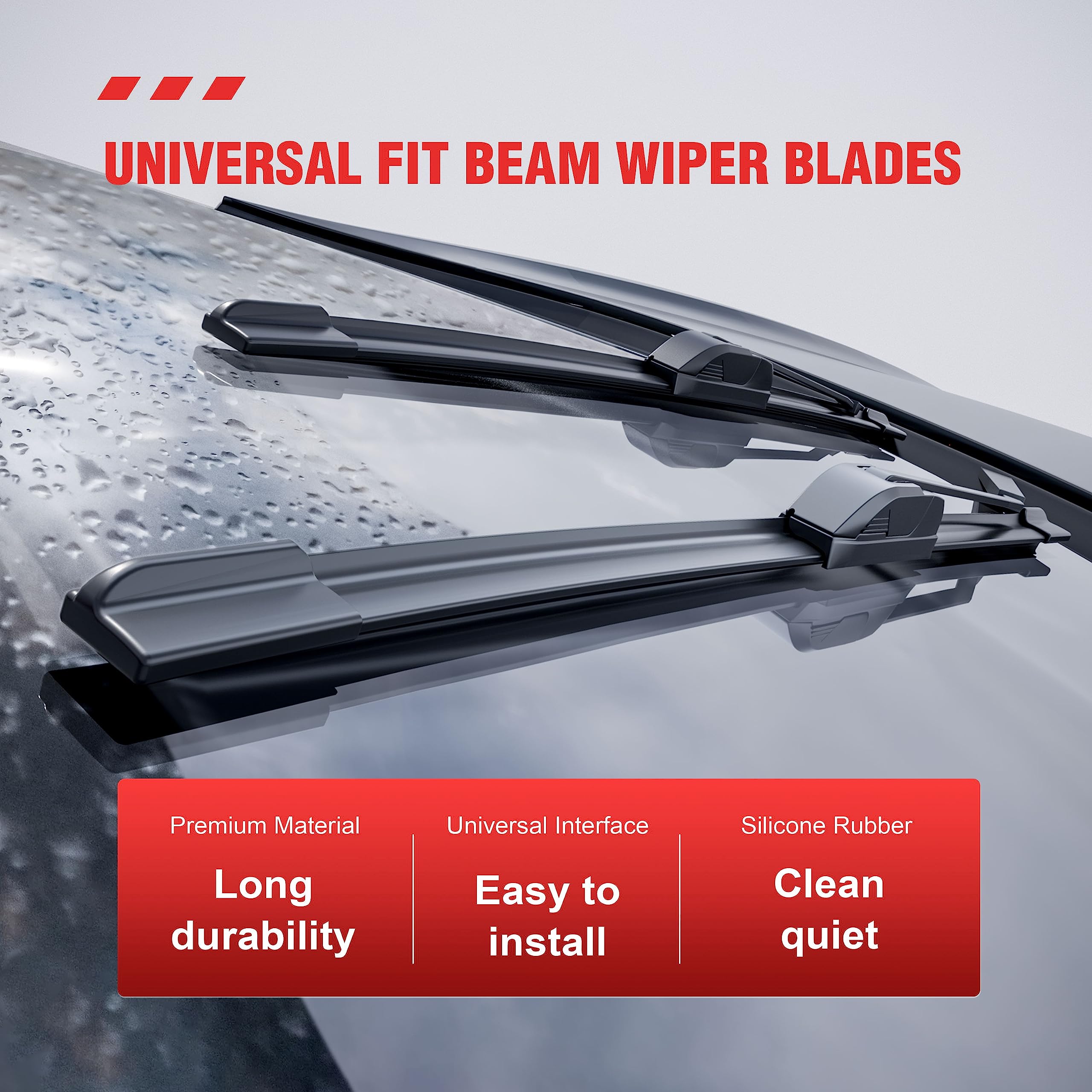 BERG REGEN Rear Wiper Blades 14 inch(14-D), Replacement For Ford Edge 2014-2007, Mazda 3 2009-2004, Volvo XC60 2017-2012, Lincoln MKX 2015-2007, Back Windshield Wiper Blades +More Cars