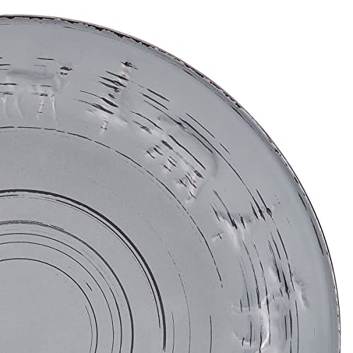 Pfaltzgraff Trellis Lodge 16 Piece Dinnerware Set, Service For 4, Gray