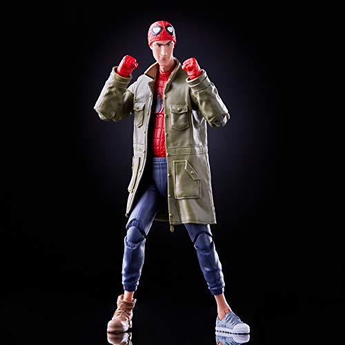 Spider-Man Hasbro Marvel Legends Series Into The Spider-Verse Peter B. Parker 6-inch Collectible Action Figure Toy for Kids Age 4 and Up