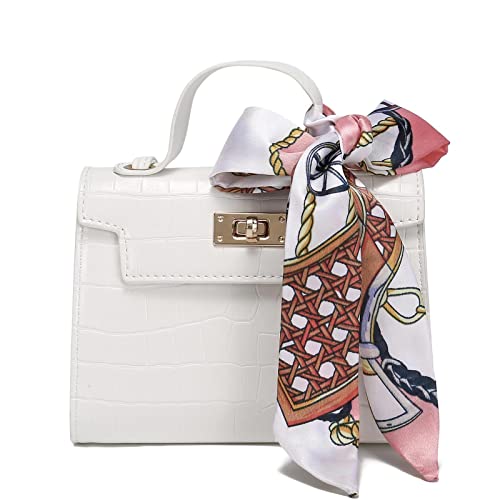 CATMICOO Mini Purses for Women Trendy Crocodile Small Handbag