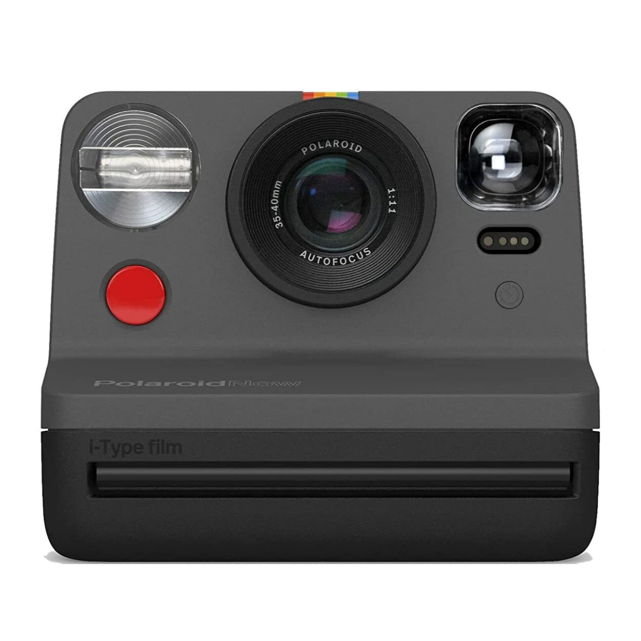 Polaroid Originals Now Viewfinder i-Type Instant Camera (Pink) Bundle with Instant Film (8 Exposures) and Microfiber Cleaning Cloth (3 Items)