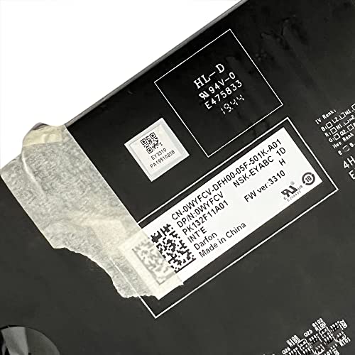 GinTai Laptops Keyboard Backlit US Replacement for Dell Alienware 17 R5 Area 51M 0WYFCV WYFCV RGB PK132F11A01 NSK-EYBBC IT(Black)