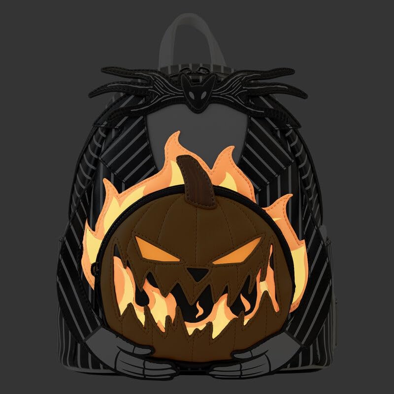 Loungefly Nightmare Before Christmas Jack Pumpkin Head Double Strap Shoulder Bag