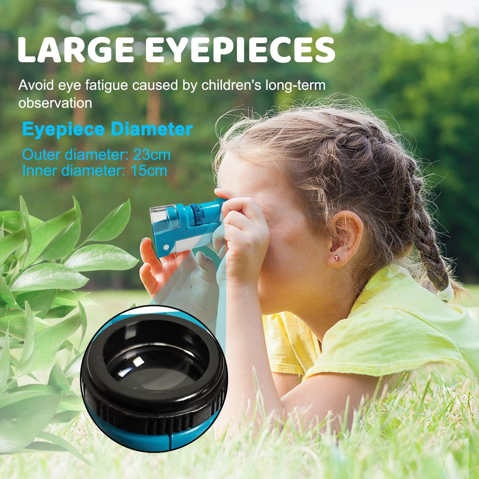 Pocket Microscope for Kids,Portable Handheld Science Educational Toys for Age 4+ Year Old Boys and Girls,50x Zoom,Interactive Learning,Nature Exploration Gift to Students Mini Stemscope with Light