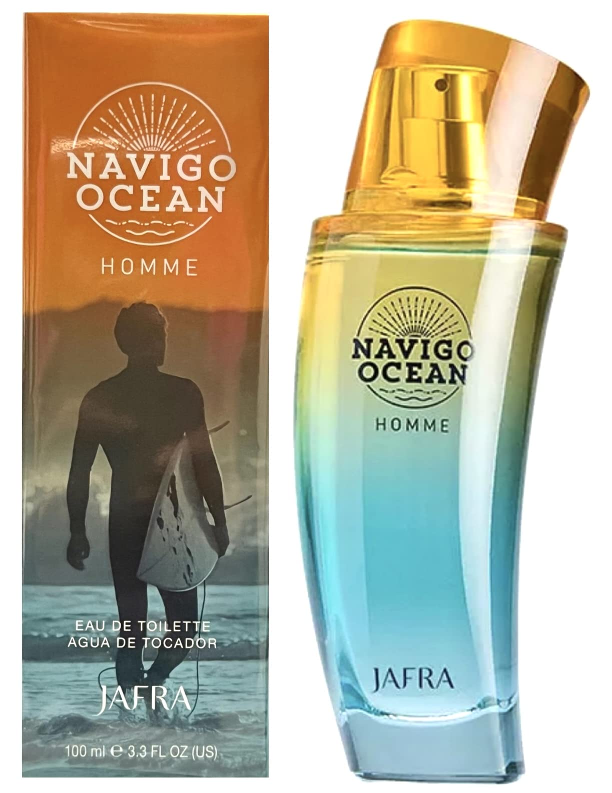 Jafra NAVIGO Eau de Toilette lot of 5 Sample Vials .03 Fl. Oz/each