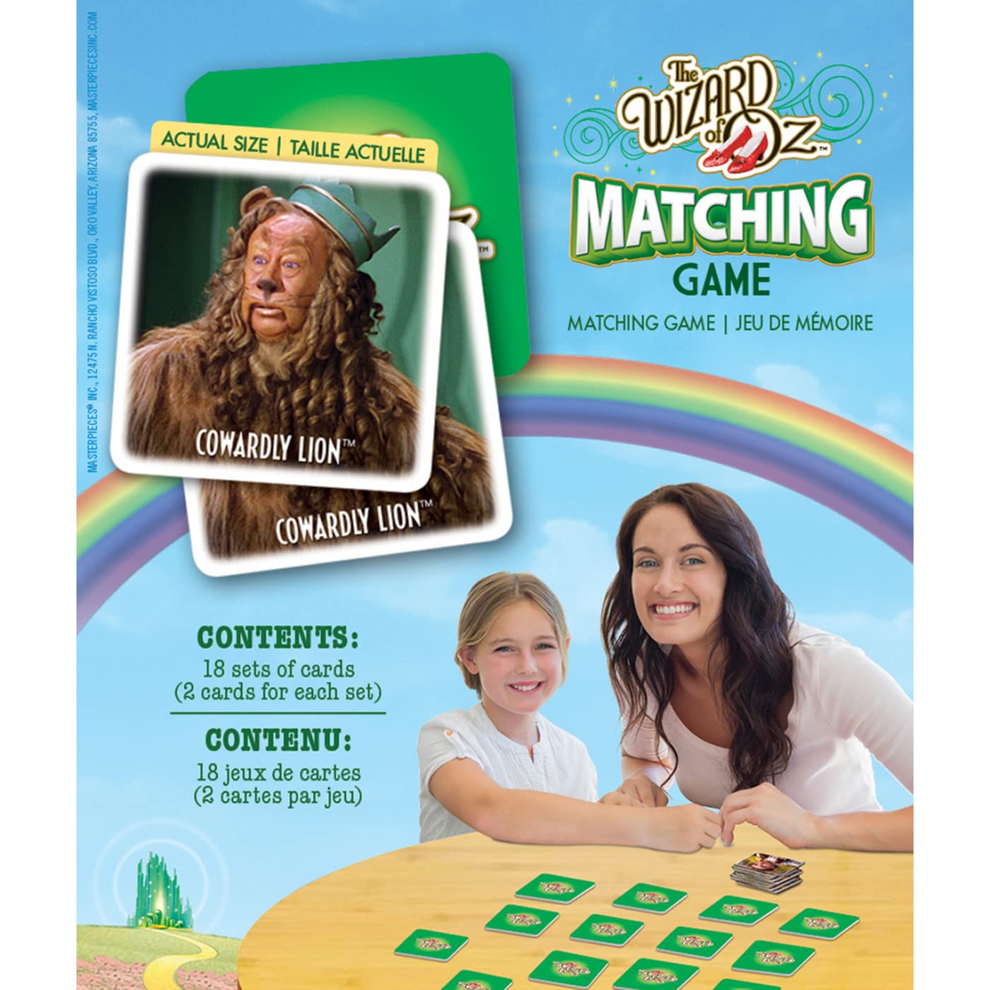 MasterPieces Kids Games - The Wizard of Oz Matching Game - Game for Kids and Family - Laugh and Learn