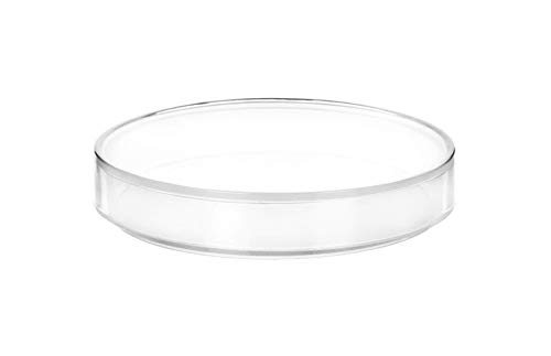 EISCO Plastic Petri Dish with Lid - 5" Diameter, 0.75" Depth - Molded in Polypropylene - Reusable - Translucent