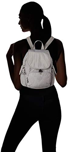 Kipling Women's City Pack Mini Backpacks, Grey Grey, 14x27x29 cm (LxWxH)