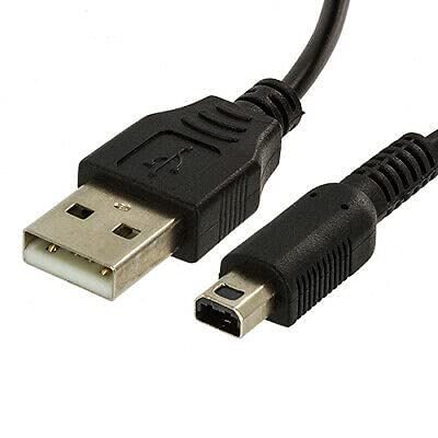 OLKIEQZ 3DS USB Charger Cable, Power Charging Lead Compatible for Nintendo New 3DS XL/New 3DS/ 3DS XL/ 3DS/ New 2DS XL/New 2DS/ 2DS XL/ 2DS/ DSi/DSi XL(4FT Black
