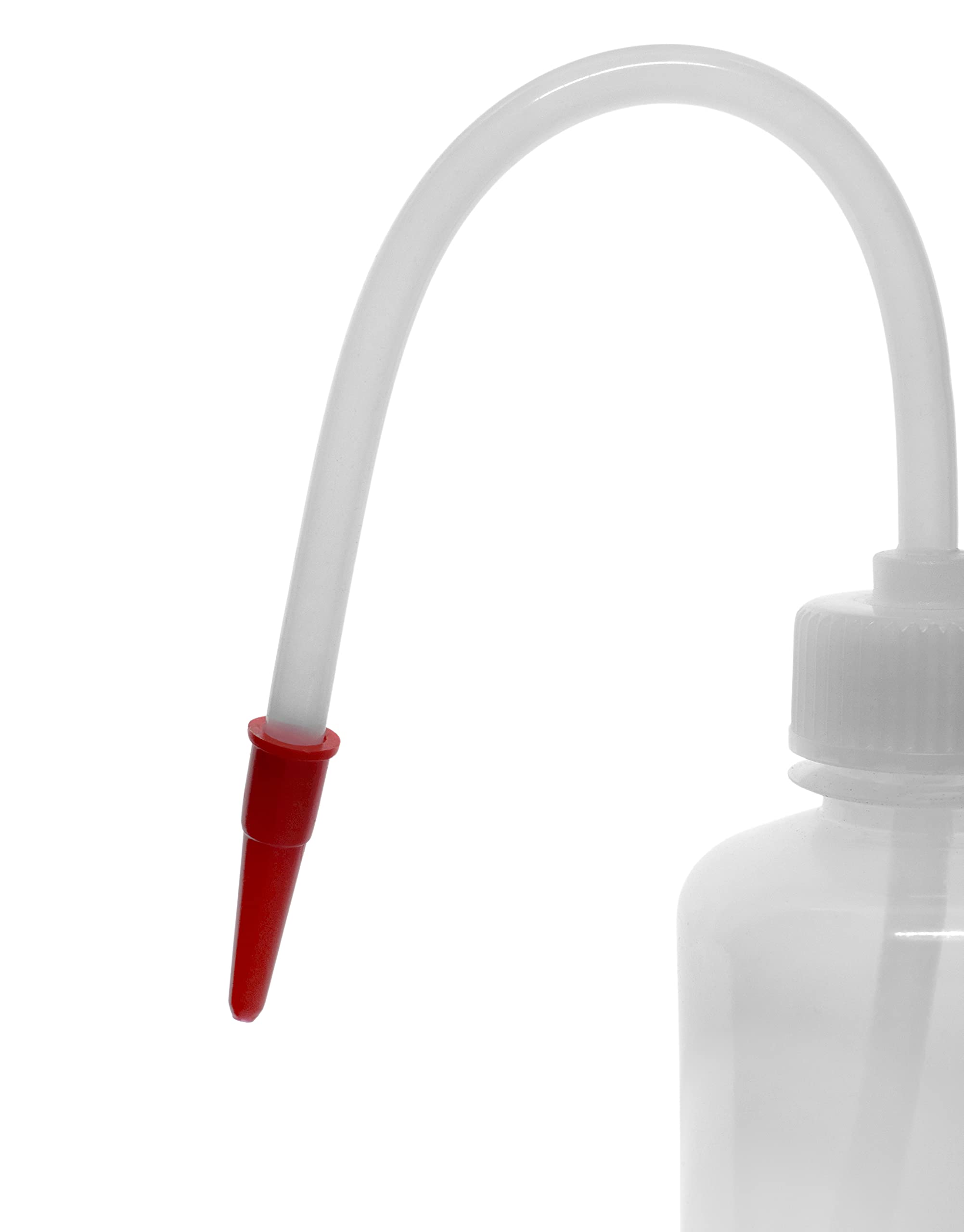 EISCO Wash Bottle, 250ml - Polyethylene - Translucent, Unbreakable - Screw Cap with Flexible Delivery Tube for Dispensing Liquid - Includes Tube Cap Labs