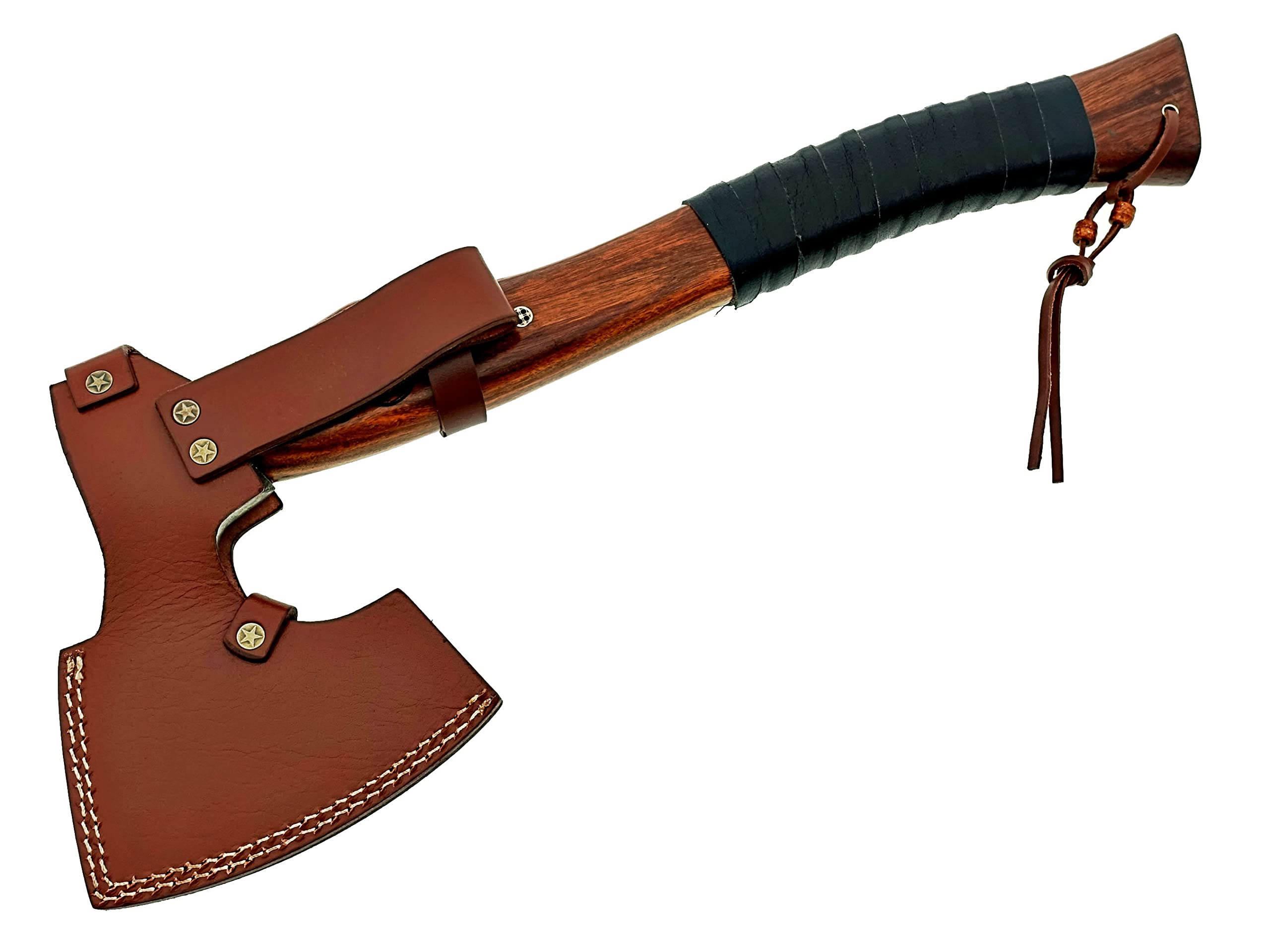 Carbon Steel Blade Viking Axe Hatchet Tomahawk Hunting Knife Camping Outdoor. SM144