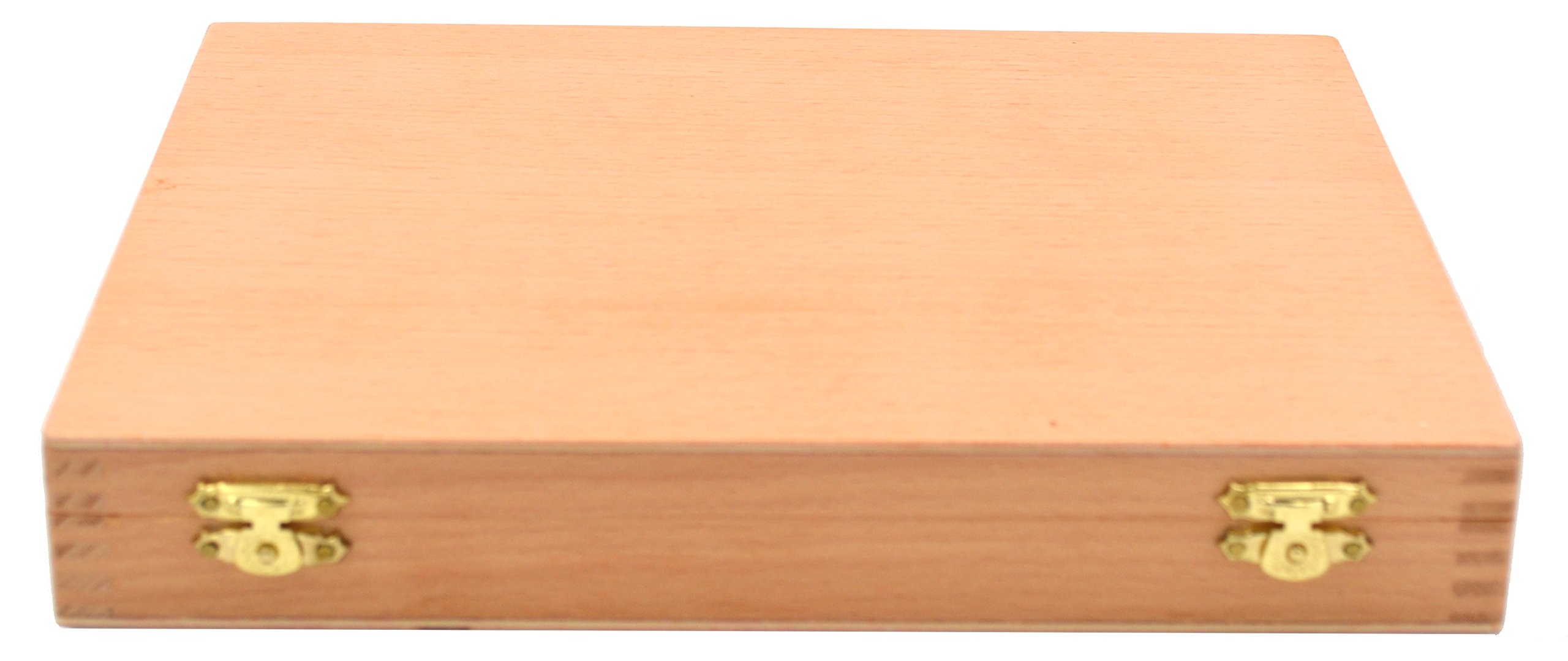EISCO Wooden Slide Box for 100 Slides, with Latches- Fits 75x25mm Slides