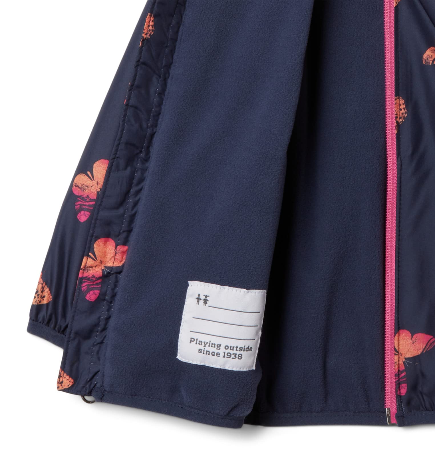 Columbia Baby Mini Pixel Grabber II Wind Jacket, Nocturnal Flutter Wonder, 3/6