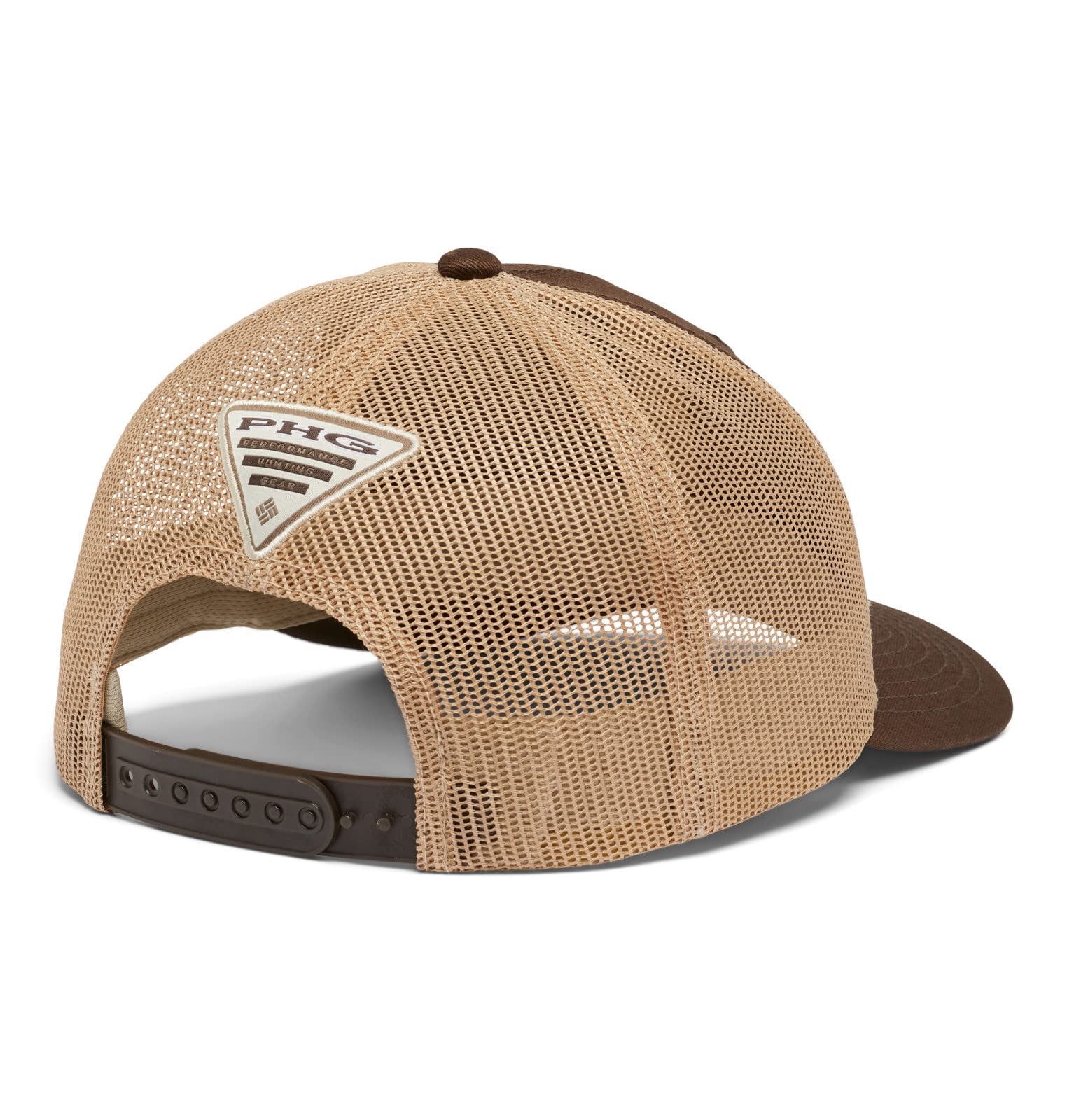 Columbia Unisex PHG Leather Game Flag Snap Back - High, Black, One Size