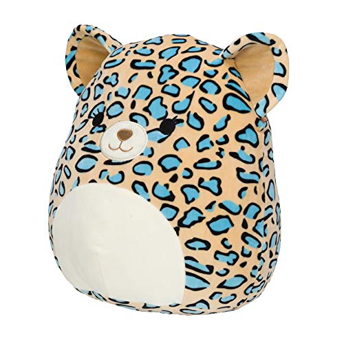 Squishmallows Official Kellytoy Plush 12" Liv The Teal Leopard - Ultrasoft Stuffed Animal Plush Toy
