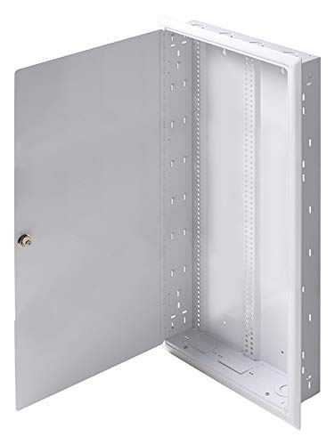 Structured Media Enclosure Accessories - Structured Wiring Cabinet - Structured Wiring Enclosure - Structured Media Cabinet - Structured Media Center - Fasthome Surface Mount Enclosure - STEREN 19"