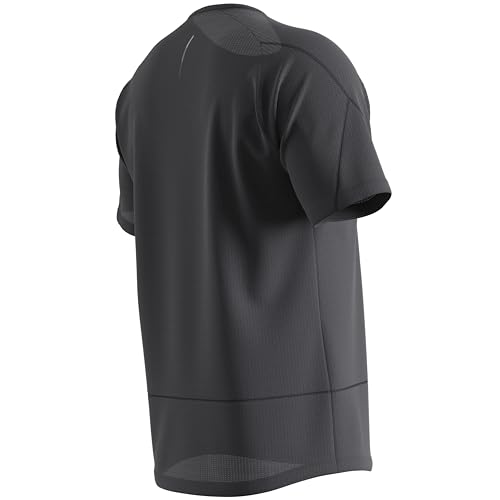Salomon mens Tee T Shirt, Deep Black, Medium US