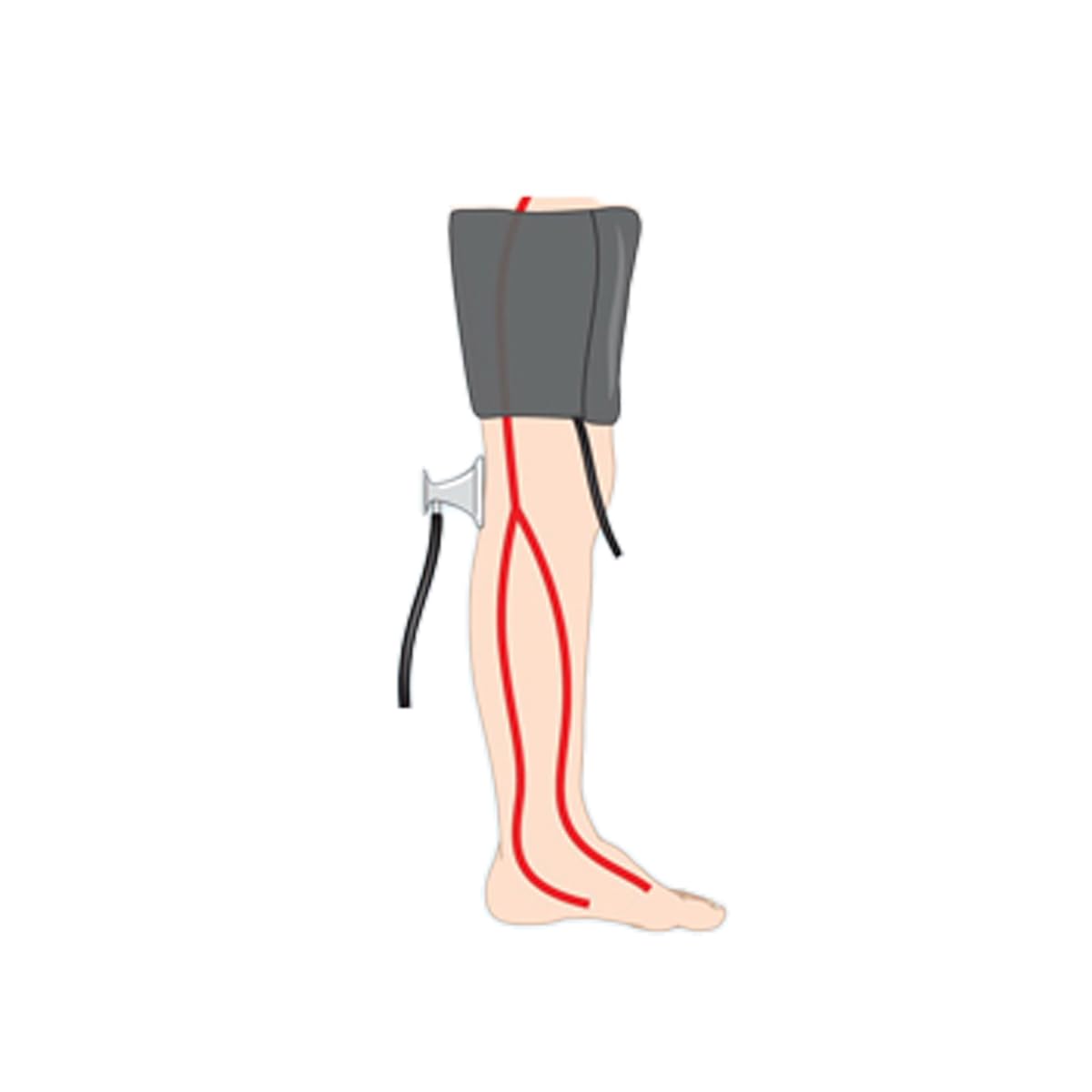 EMI Thigh Sized Manual Blood Pressure Monitor Set Cuff Size (16 to 25 inch)