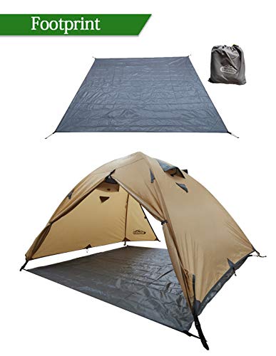 Camppal Footprint Custom Made to Fit for Camppal Backpacking Tent of MT066 for 2-3 persons
