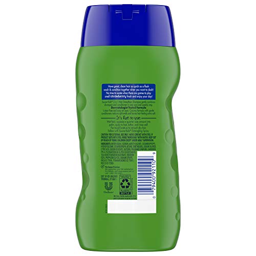 Suave Kids 2 in 1 Shampoo and Conditioner, Strawberry Smoothers, 12 Fl Oz (Pack of 1)