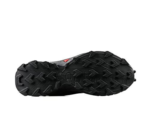 Salomon Men's Alphacross 4 GTX Trail Running Shoe, Black, 13