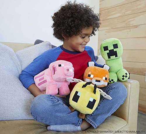 Mattel Minecraft Basic Plush Character Soft Dolls, Video Game-Inspired Collectible Toy Gifts for Kids & Fans Ages 3 Years Old & Up