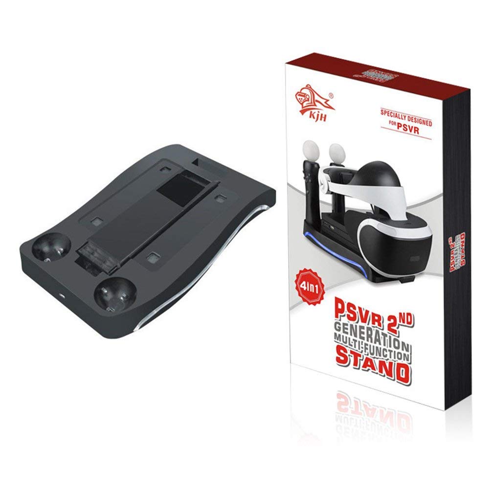 Stand Holder for PS4VR Handle Seat Charger Bracket VR Game Controller Black