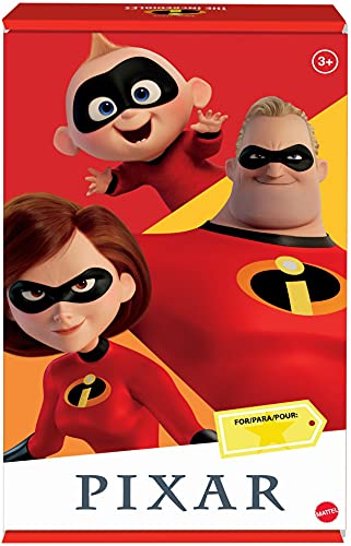 Mattel Pixar "The Incredibles" Elastigirl Action Figure with Jack-Jack, Movie Character Toys 6.6-in & 2.2-in Tall, Highly Posable with Authentic Super Suits, Kids Gift for Ages 3 Years Old & Up