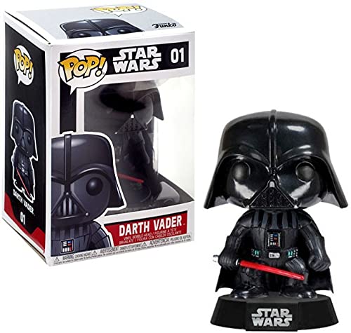 POP Star Wars: Classic Darth Vader 01 Funko Pop Vinyl Figure (Bundled with Compatible Pop Box Protector Case), Multicolored, 3.75 inches