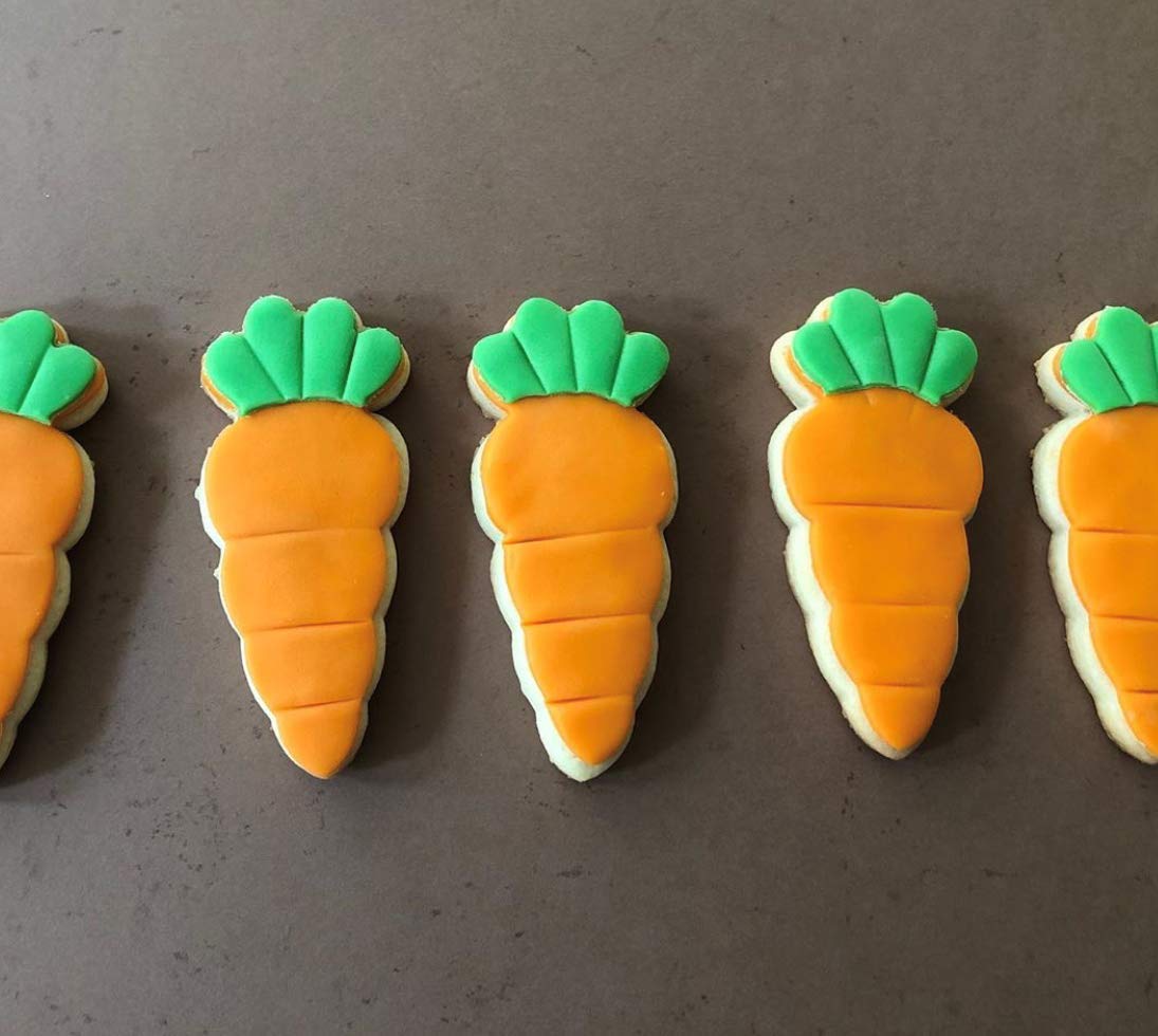 Carrot Cookie Cutter, 4" Made in USA by Ann Clark