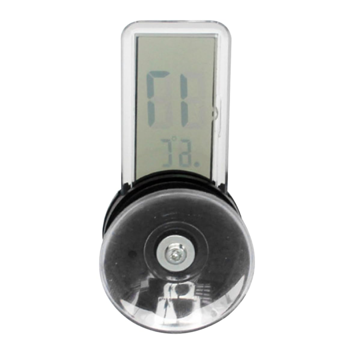 Digital Tank Thermometer Reptile Thermometer Digital Reptile Climbing Pet Thermometer Mini LCD with Suction Cup for Reptile Black