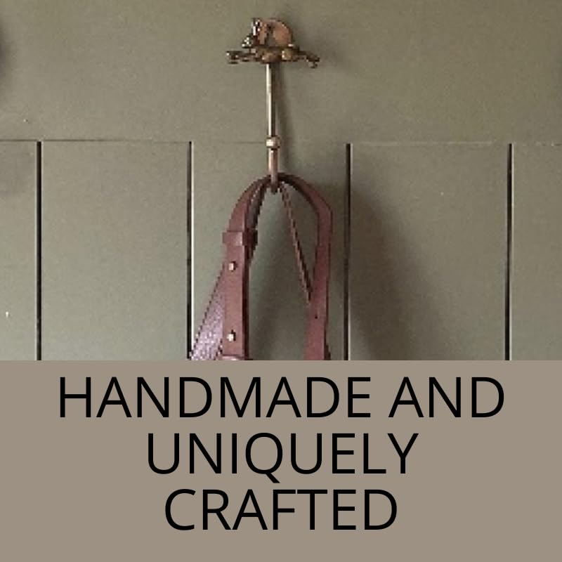 Knobs By Blossom Vintage Antique Brass Iron Wall Hooks Tie Backs Bronze Handmade Metal Animal Hook (5. Running Rabbit), TFVSAH